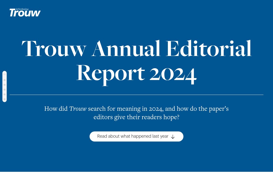 Trouw - DPG Media Annual Editorial Report 2024